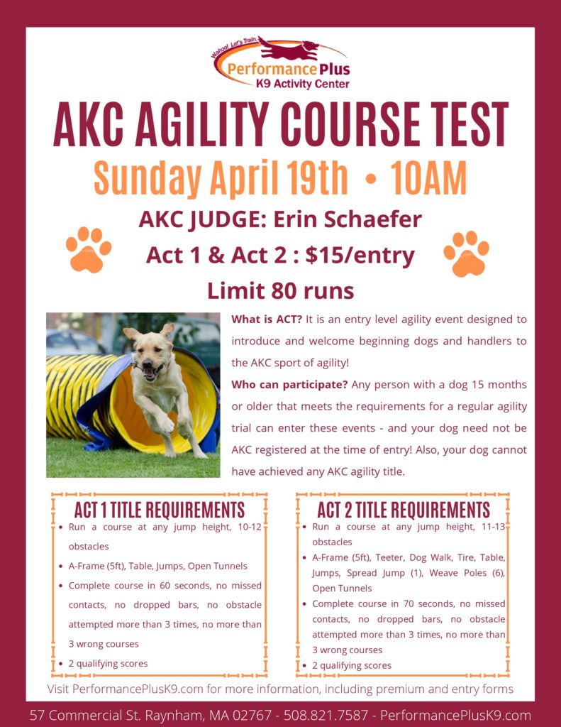 ACT Trial Flyer – Performance Plus
